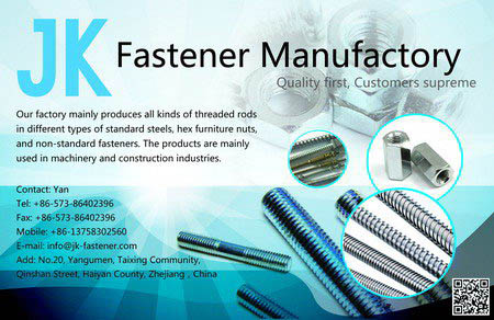 Haiyan JK Fastener Manufactory -China Fastener Info